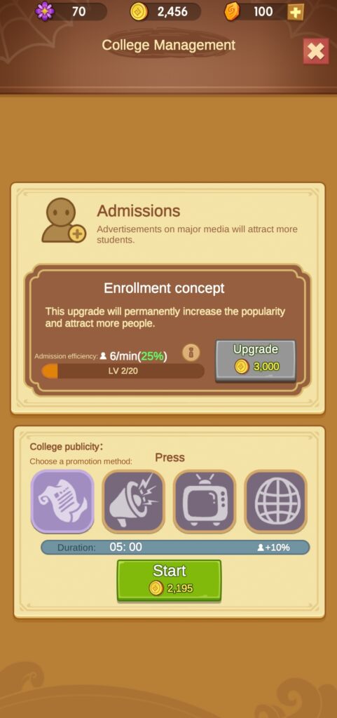 دانلود بازی موبایلی Idle Magic School - ویجیاتو