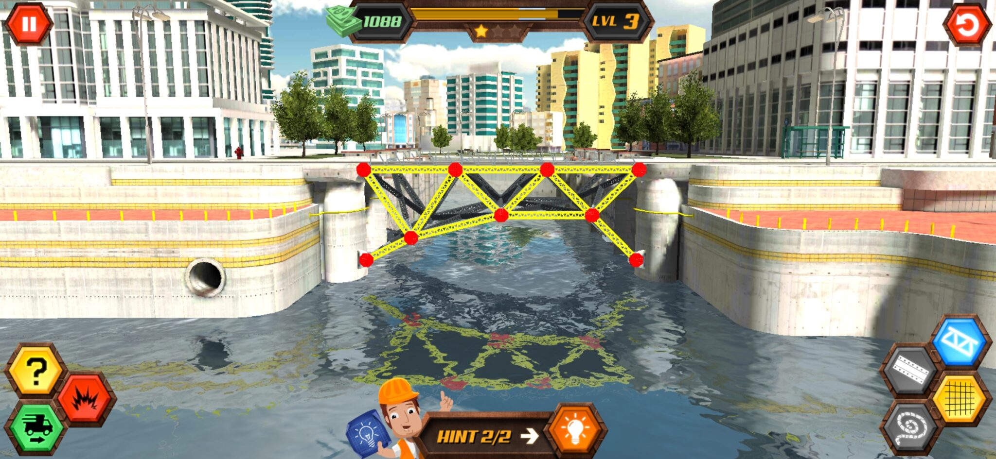 دانلود بازی موبایلی Bridge Construction Simulator - ویجیاتو