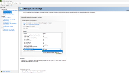 مهم‌ترین تنظیمات Nvidia Control Panel